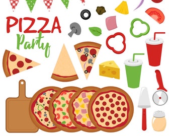 Junk food clipart fast food and sweets digital stickers