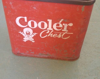 Vintage ice chest | Etsy