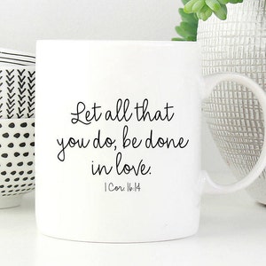 Bible verse mug | Etsy