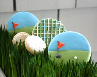 Golf sugar cookies | Etsy
