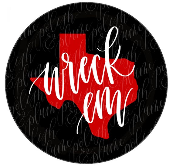 Texas Tech Wreck Em 3 Game Day Buttons Pins