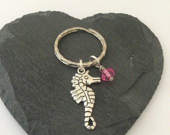 Seahorse keychain | Etsy