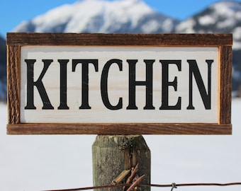 Cafe Wood Kitchen Sign Rustic Cafe sign kitchen decor