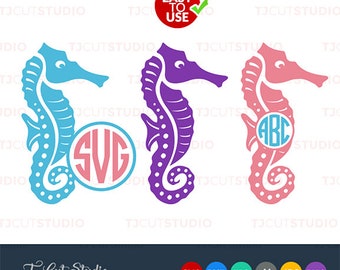 Seahorse silhouette | Etsy