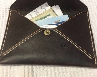 Leather envelope | Etsy