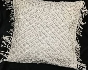 Macrame pillow | Etsy