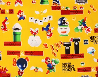 Super mario fabric | Etsy