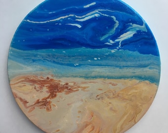 Flow art painting | Etsy