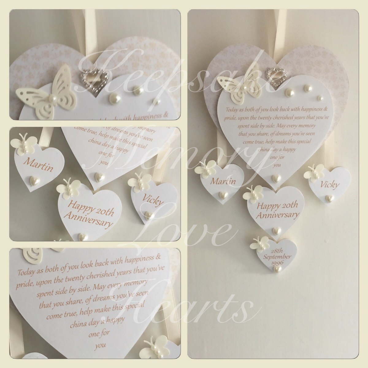 20th China Anniversary Gift Personalised Wooden Keespake Heart 20th-china-anniversary-gift-personalised-wooden-keespake-heart