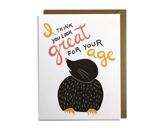 Funny Thank You Card Sarcastic Thanks Friend Casual