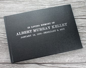 Condolence book | Etsy