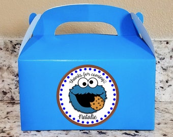 Cookie monster label | Etsy
