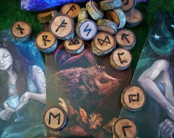 Rune Rings set of 6 sterling silver twig rings Joanna