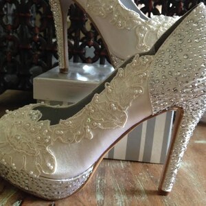 Bling wedding shoes | Etsy
