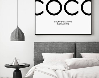 Coco chanel poster | Etsy