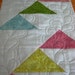 Modern Patchwork Lap Quilt Spring Colors Chic Bright Colors