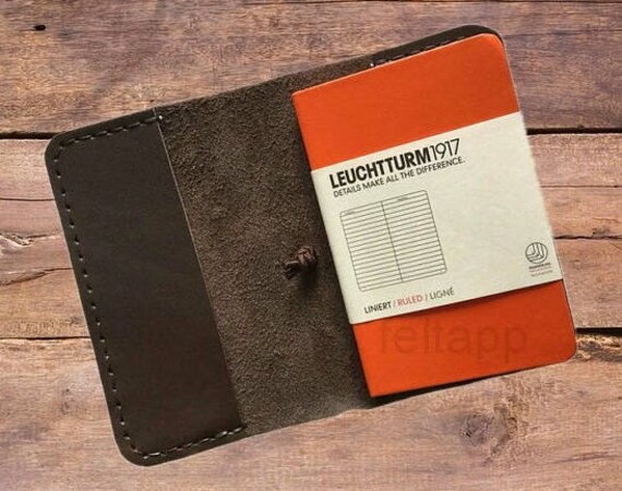 Leather A7 Notebook Cover Notebook Mini Cover Mini Notebook