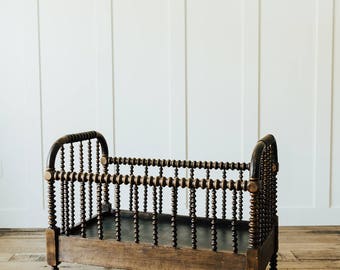 Wooden baby cradle | Etsy