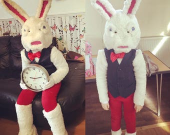 White rabbit costume | Etsy