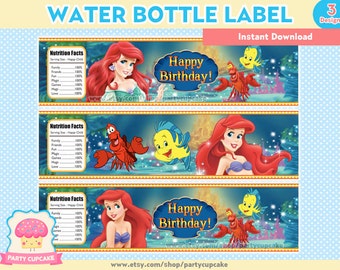 Little mermaid label | Etsy
