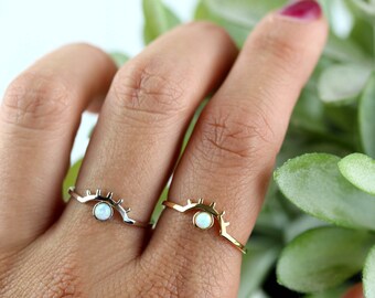 Evil eye ring | Etsy