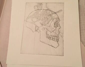 Skull art | Etsy