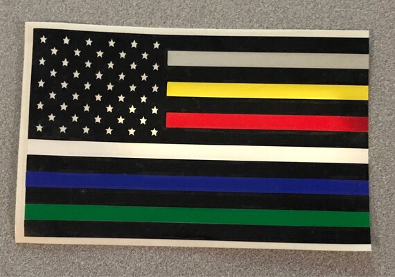 First responder decal car decal firefighter sticker