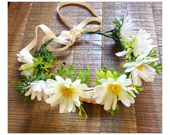 Spring flower crown. Easter floral crown. Kids floral crown.