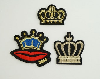 Crown patches | Etsy