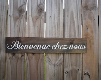 French welcome sign | Etsy