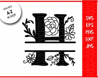 Monogram letter h | Etsy