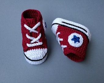 Converse crochet | Etsy