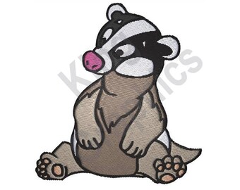 Badgers embroidery | Etsy