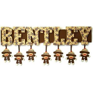 Sock monkey decor | Etsy