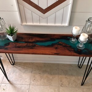 Epoxy river table | Etsy