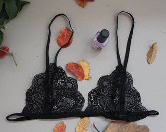 Sheer bralette | Etsy