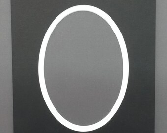 Oval opening mats | Etsy