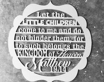 Matthew 19 14 | Etsy