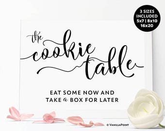 Cookie table sign | Etsy
