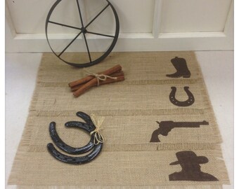 Western placemat | Etsy