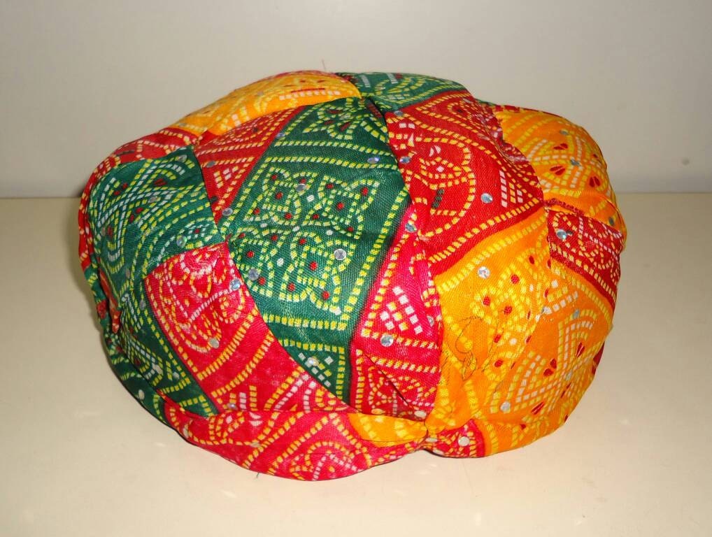 Rajasthani Safa Turban Headwear Hat Cap Ethnic Pagri for Men