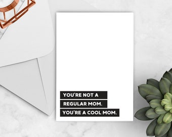 Funny mothers day card | Etsy