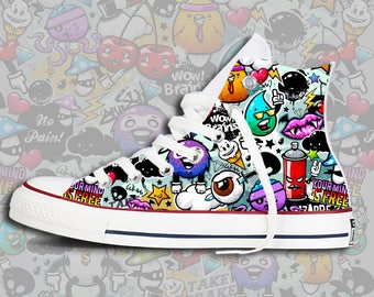 Graffiti converse | Etsy