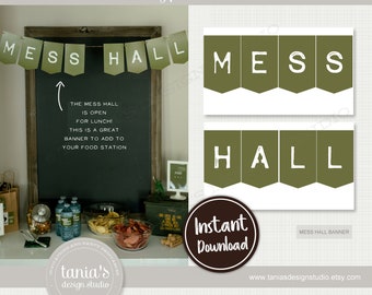 Army mess hall | Etsy