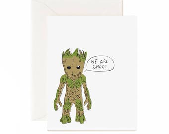 Groot birthday card | Etsy