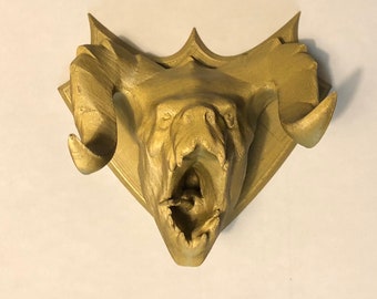 Deathclaw Mounted Creature Head Resin kit Fallout 4