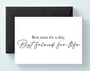 Best man card | Etsy