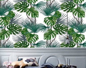 Palm tree wallpaper | Etsy