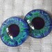 12mm Glass eyes for sculpture and crafts and jewelry