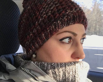 Snow Heart Cap Crochet Pattern Instant Download